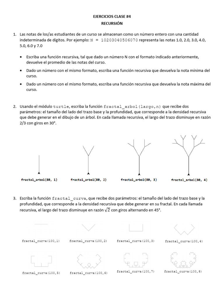 Ejercicios_Clase4 (1) | PDF | Matemáticas