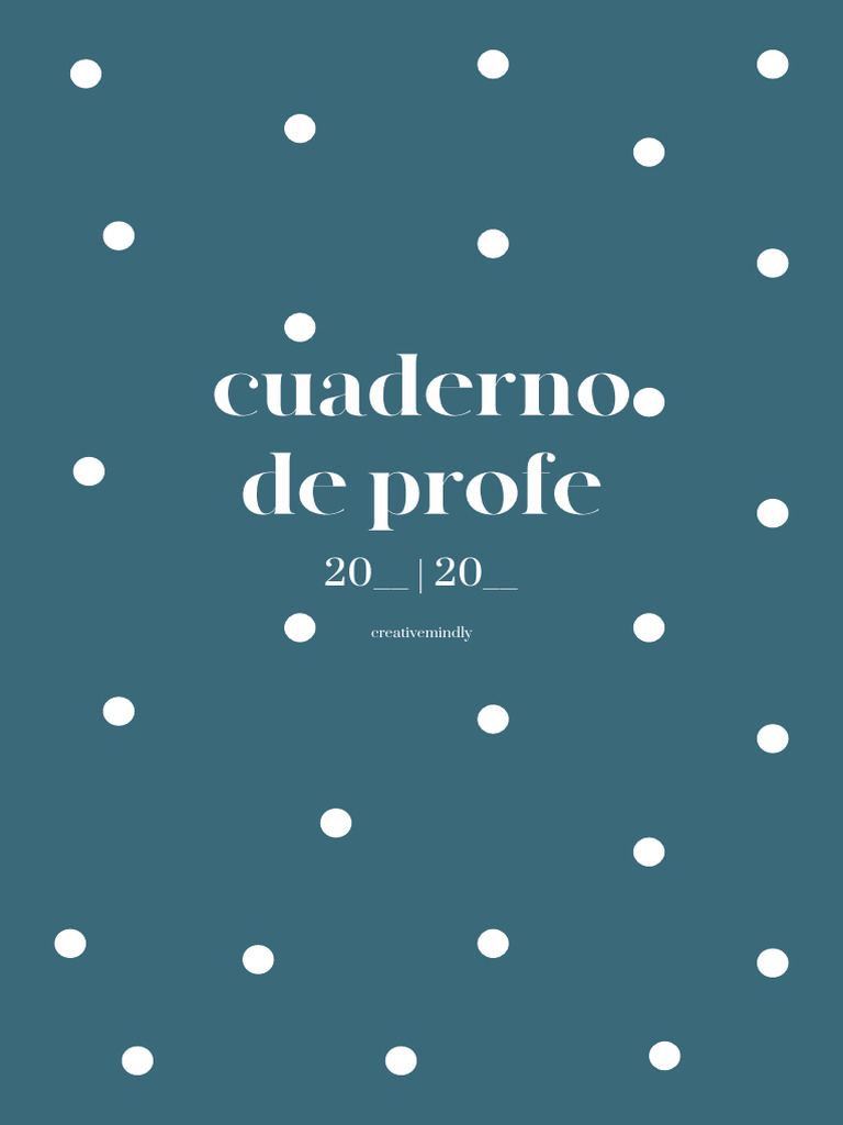 Cuaderno Profe | PDF