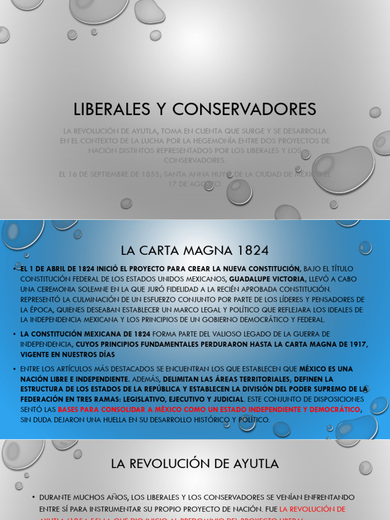 Proyecto Liberal en la Revolución de Ayutla | PDF | Gobierno | Ciencias ...