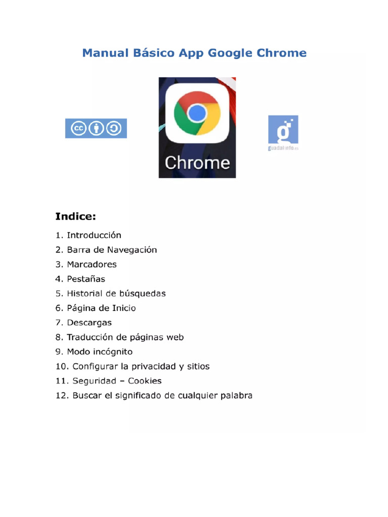 Manual App Chrome | PDF
