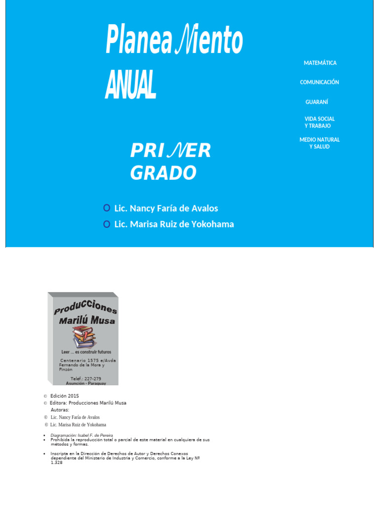 585582473-Plan-Anual-Peimer-Grado (2) | PDF