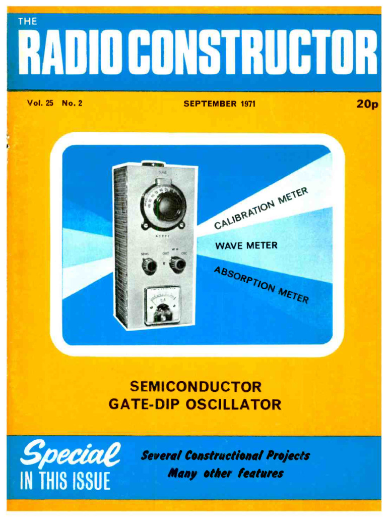 Radio Constructor 1971-09 | PDF | Amplifier | Bipolar Junction Transistor