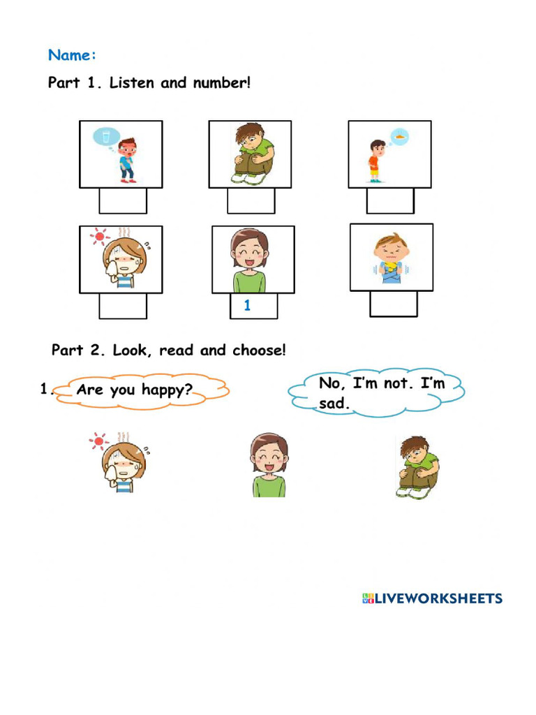 Worksheet 2287164 | PDF