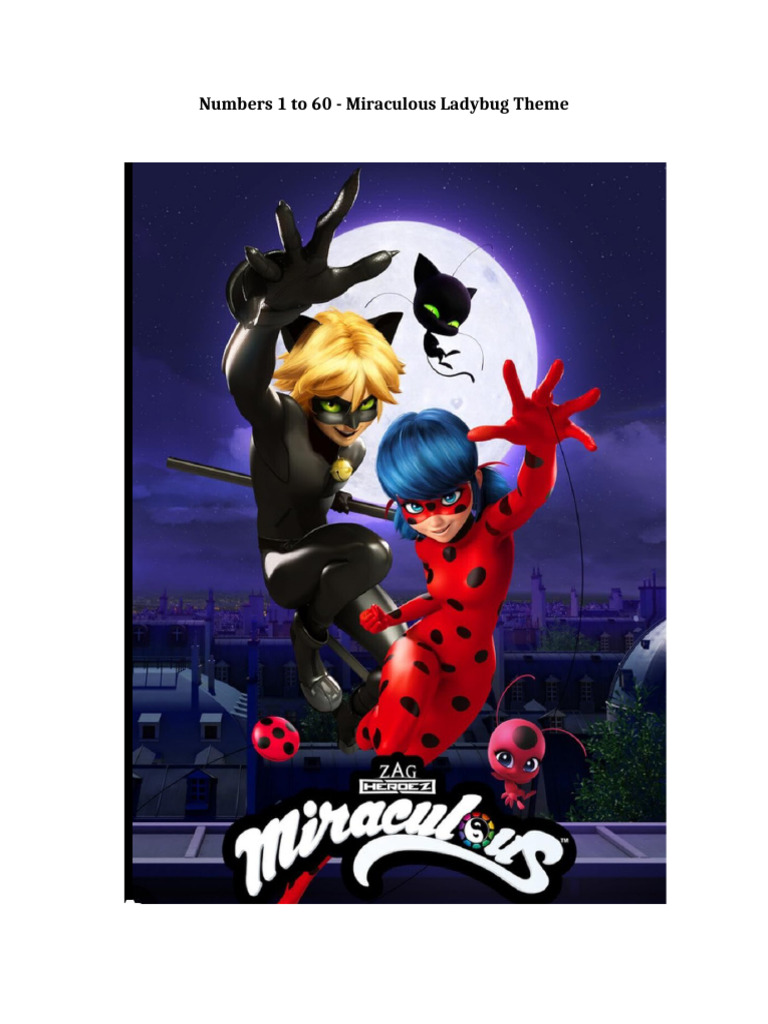 Miraculous_Ladybug_Numbers_Themed | PDF