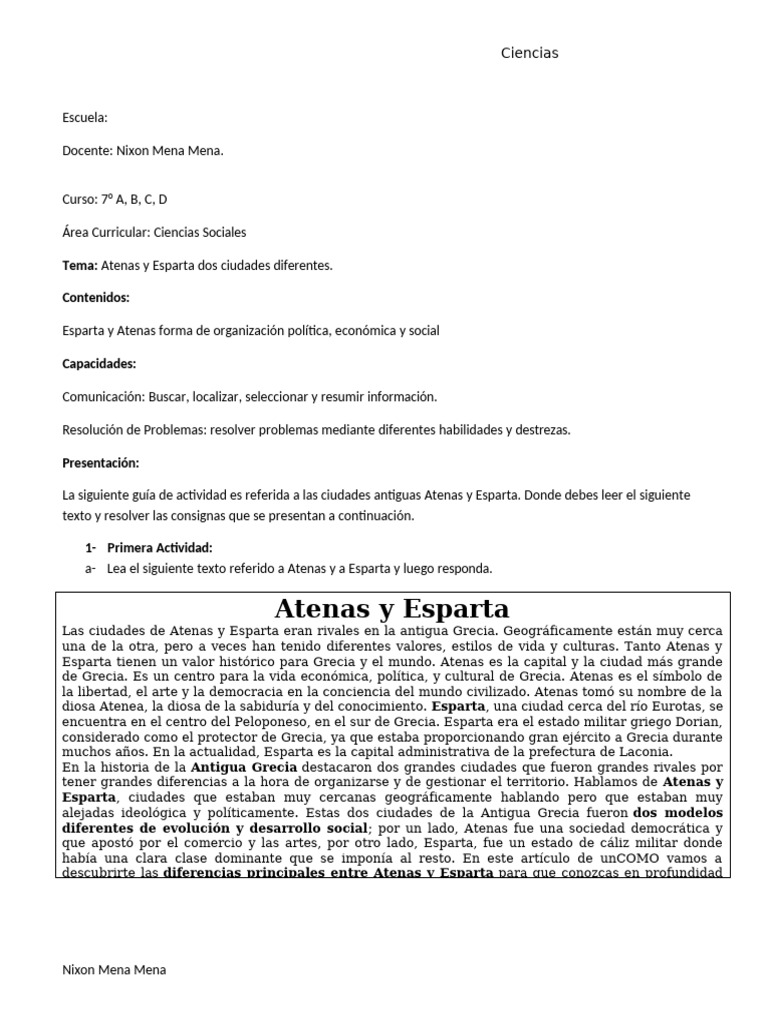 Grecia | PDF | Esparta | Antigua Grecia