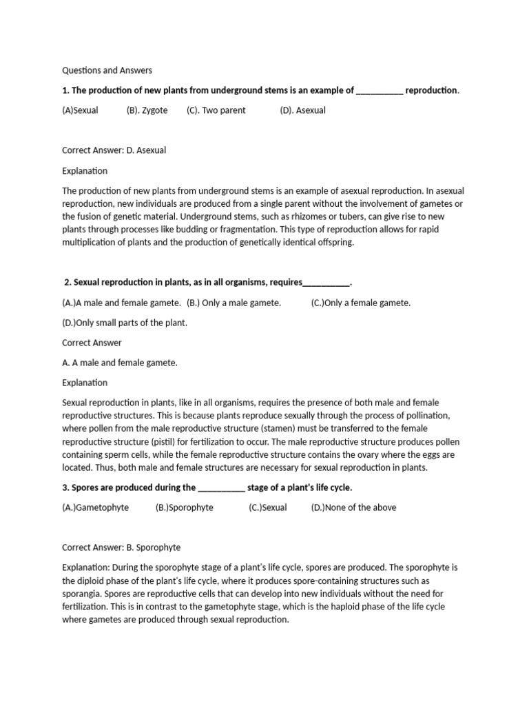Bio 102 Plant Reproduction | PDF | Sexual Reproduction | Flowers