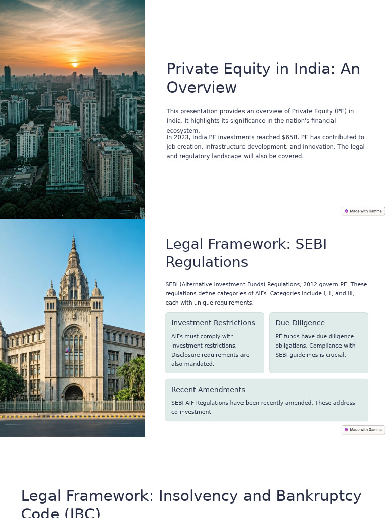 Private Equity Overview in India 2023 | PDF | Private Equity | Bankruptcy