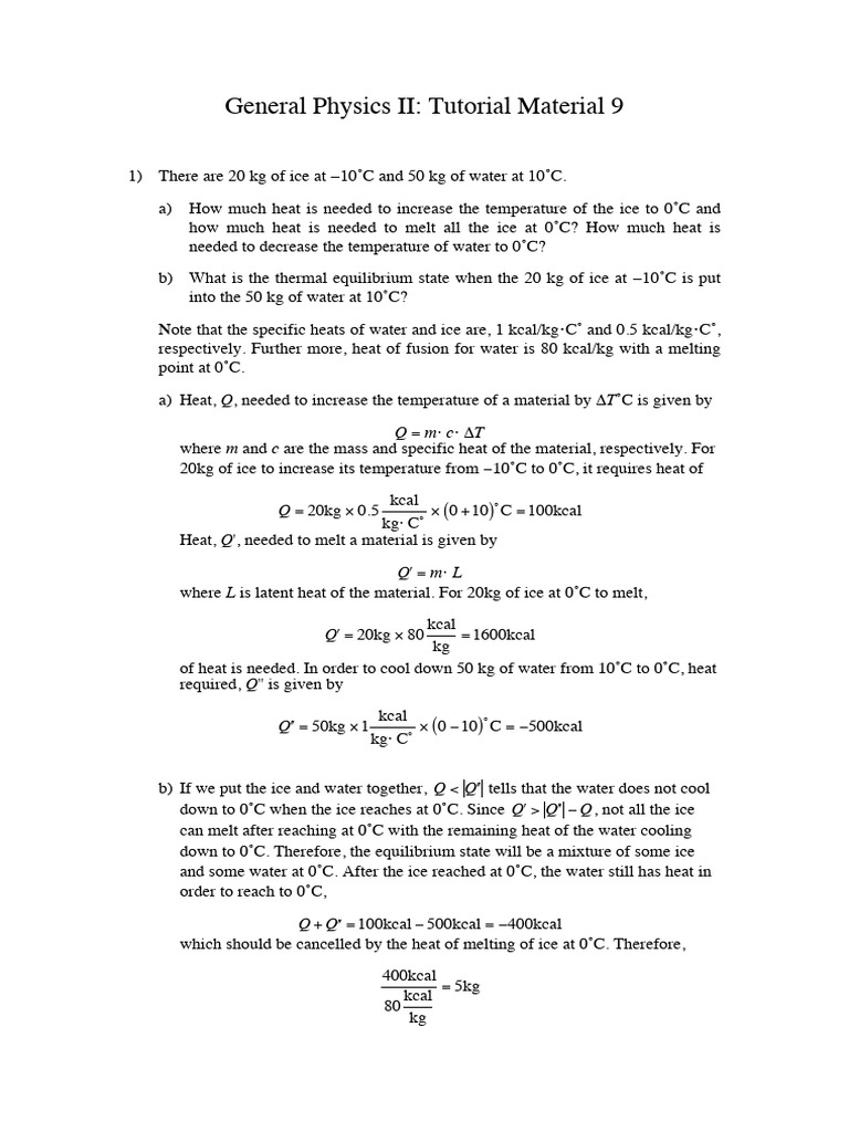 Heat Transfer and Gas Laws in Physics | PDF | Gases | Heat