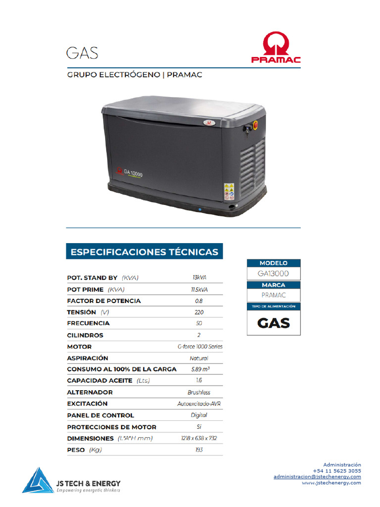 GA 13000 Pramac | PDF