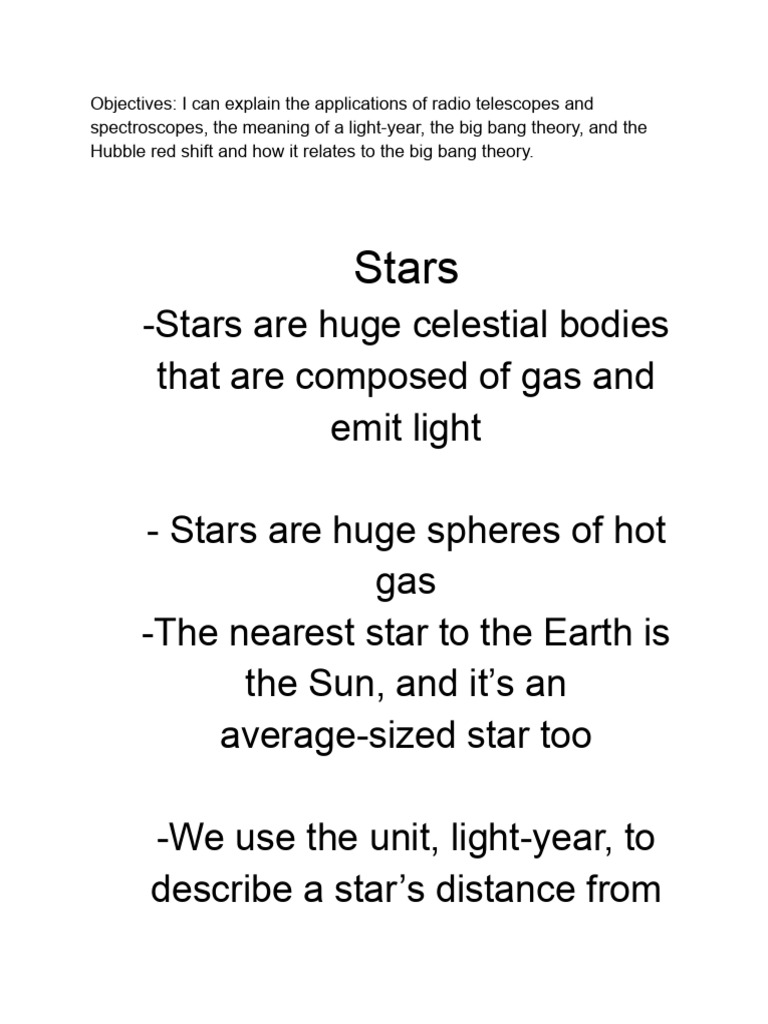 Universe Notes | PDF