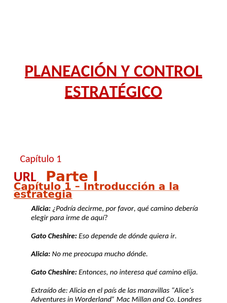 Cap 1 Introduccion a La Estrategica (1) | PDF | Experiencia | Planificación