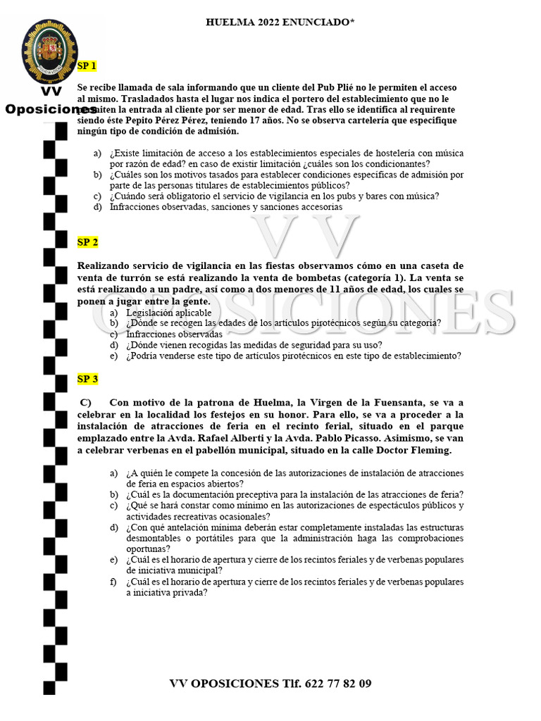 Sp Hulema 2022 Enunciado* | PDF