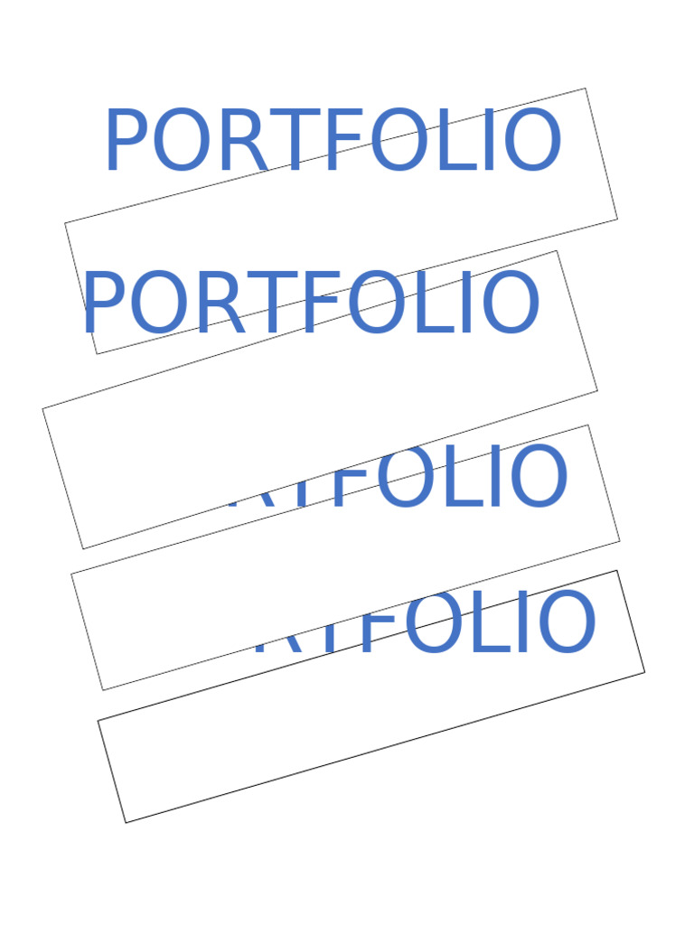 Portfolio | PDF