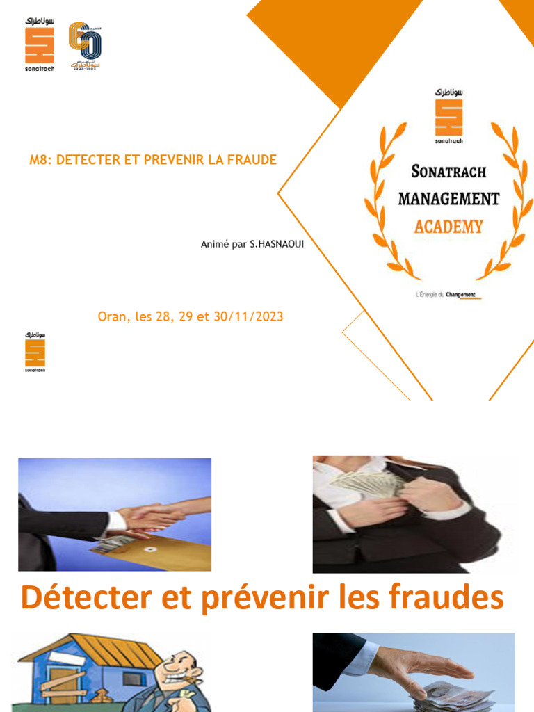 Formation sur la Détection de Fraude | PDF | Enron | Business