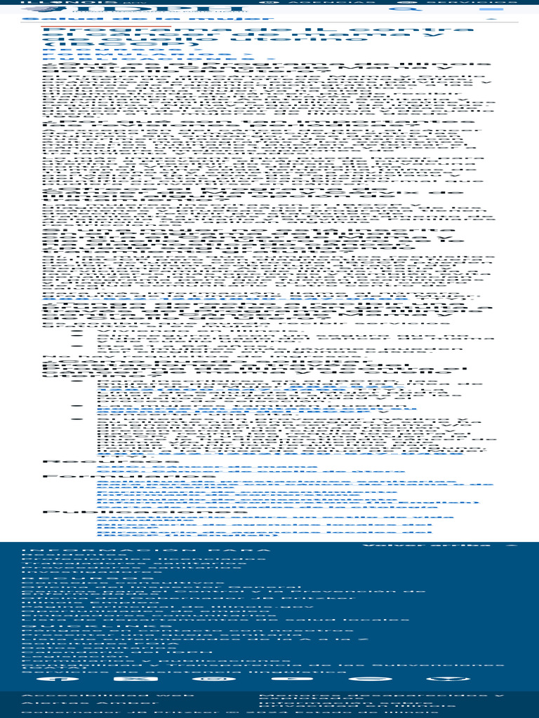 Programa de IL Contra El Cáncer de Mama y de Cuello Uterino (IBCCP ...