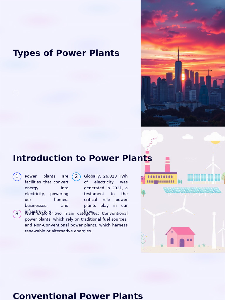 Types of Power Plants Explained | PDF | Power Station | Electricity ...