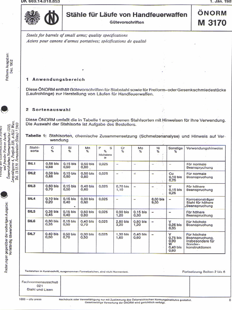 Oenorm M3170 | PDF