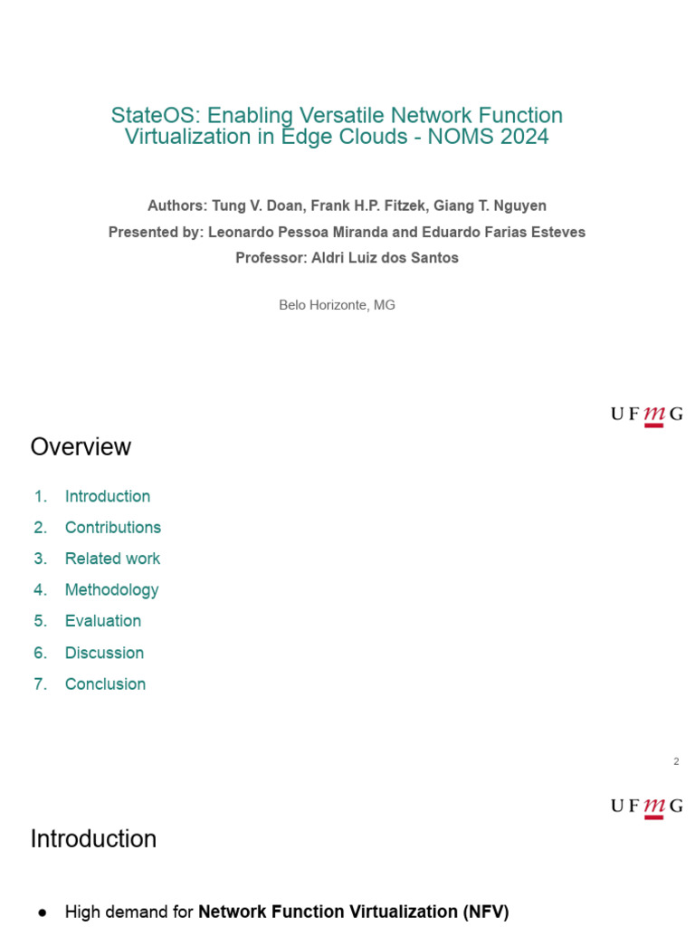GRS-2024 - Seminário - StateOS - Enabling Versatile Network Function ...
