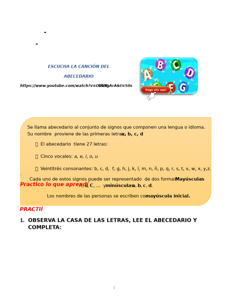 Orden Alfabético | PDF | Alfabeto | Consonante