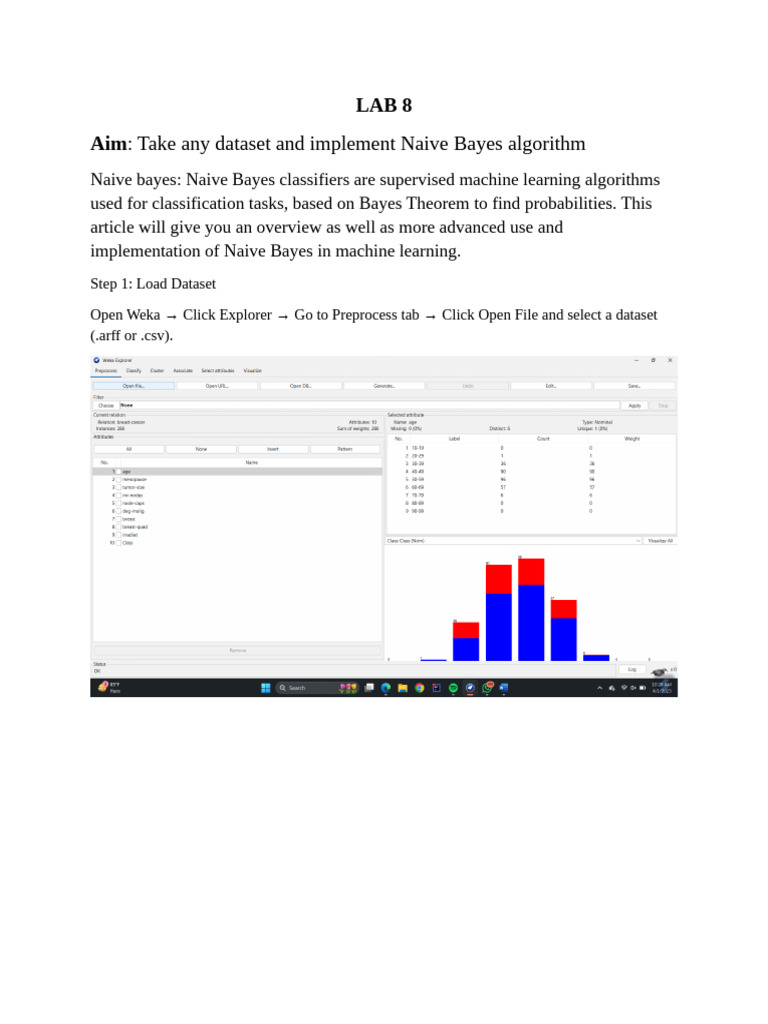 Data-Mining Lab-08 - 01-03-25 | PDF