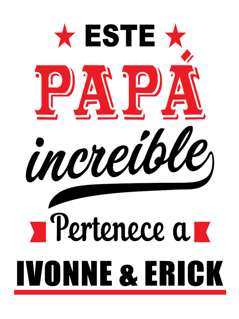 Papá Increíble (Editable) | PDF