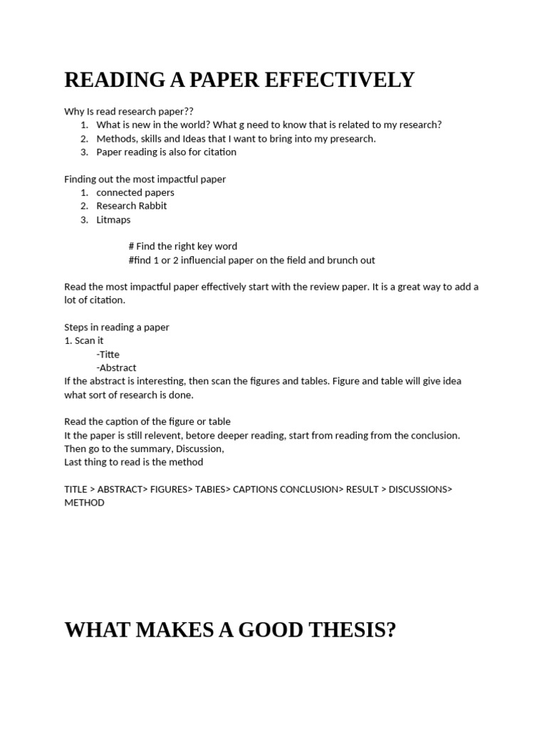 Effective Paper Reading Strategies | PDF | Experiment | Data