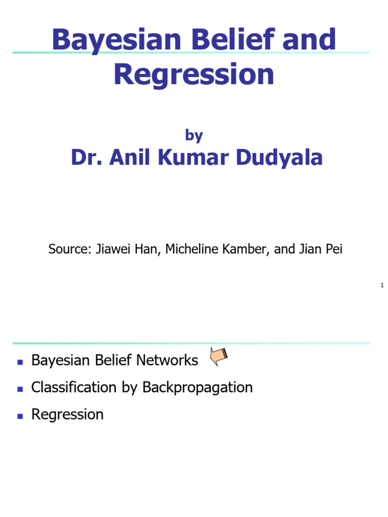Bayesian Belief and Regression | PDF | Regression Analysis | Linear Regression