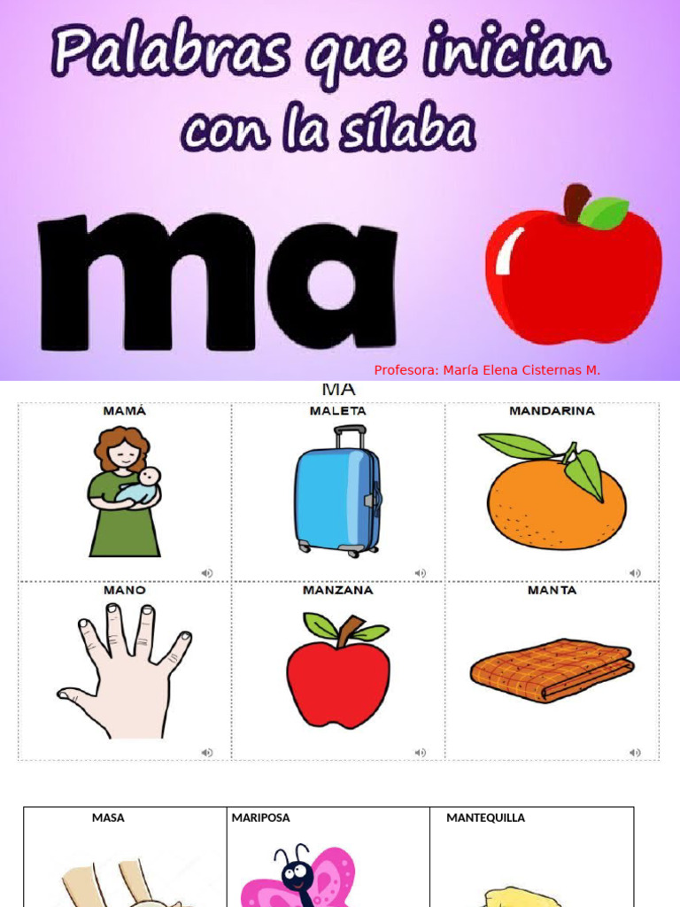 Palabras Con Ma | PDF