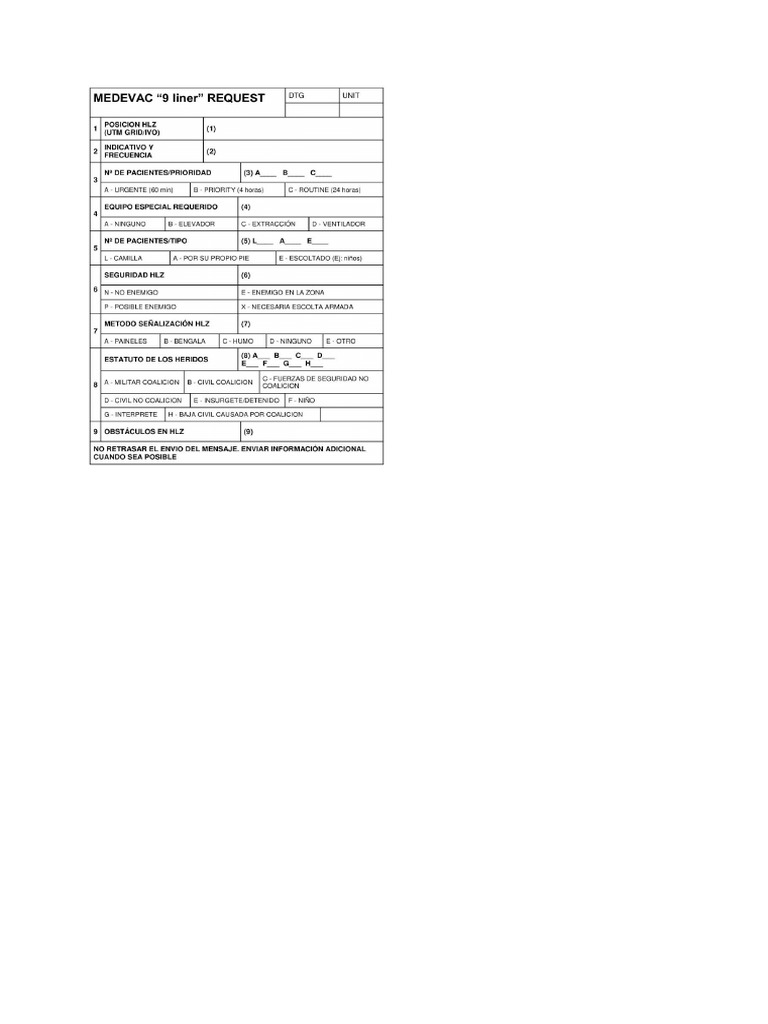 MEDEVAC | PDF