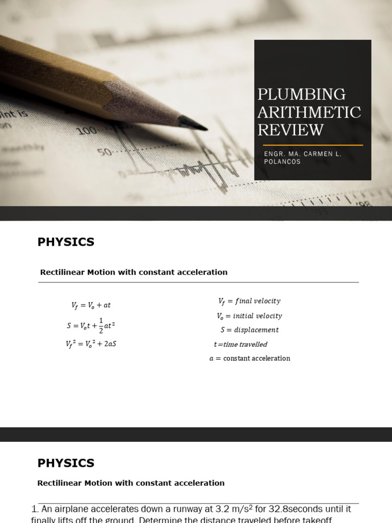 PLUMBING ARITHMETIC REVIEWPART3edited | PDF | Pressure | Thermal Expansion