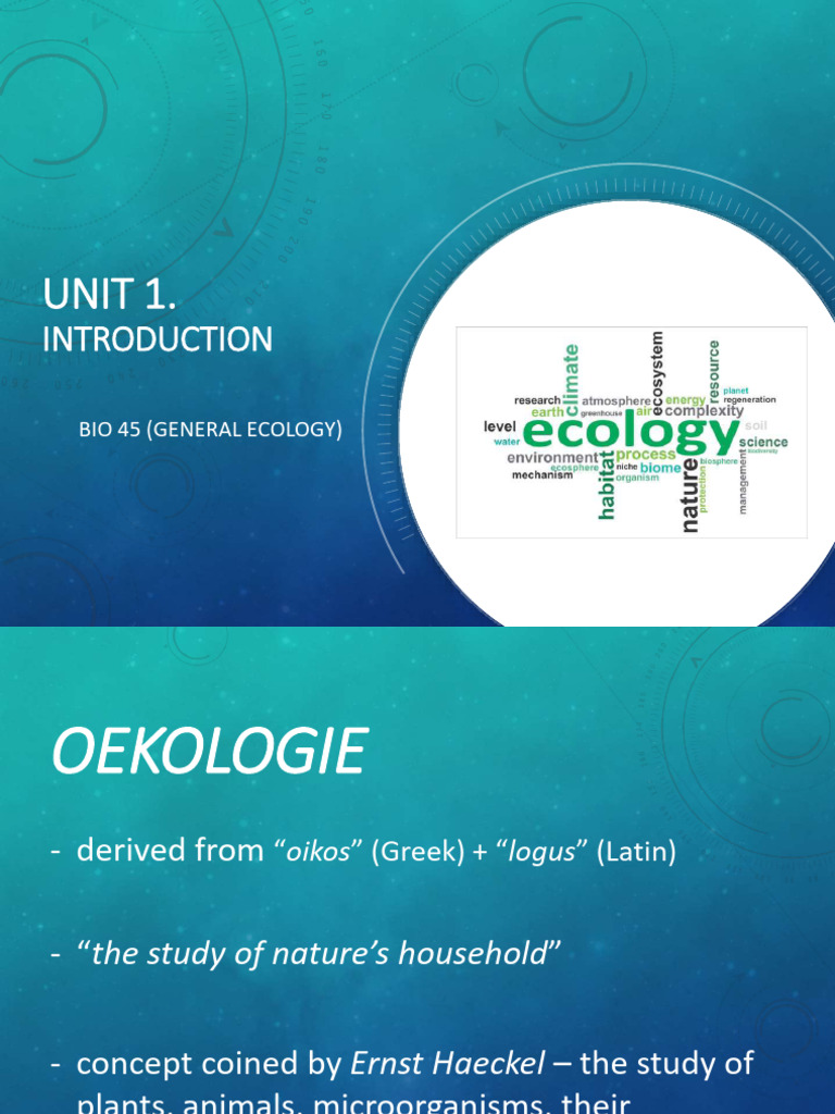 Introduction to General Ecology Concepts | PDF | Ecology | Natural ...