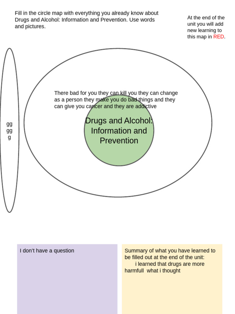 Lena Miranda - Drug and Alcohol Mind Map-1 | PDF