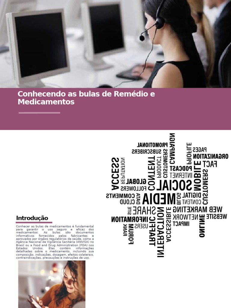 Importância das Bulas de Medicamentos | PDF | Food and Drug ...