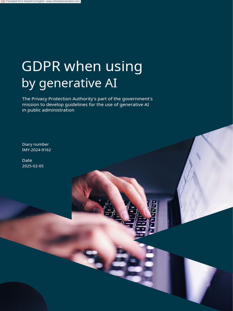 GDPR_and_GenAI_1740412466 | PDF | Artificial Intelligence ...