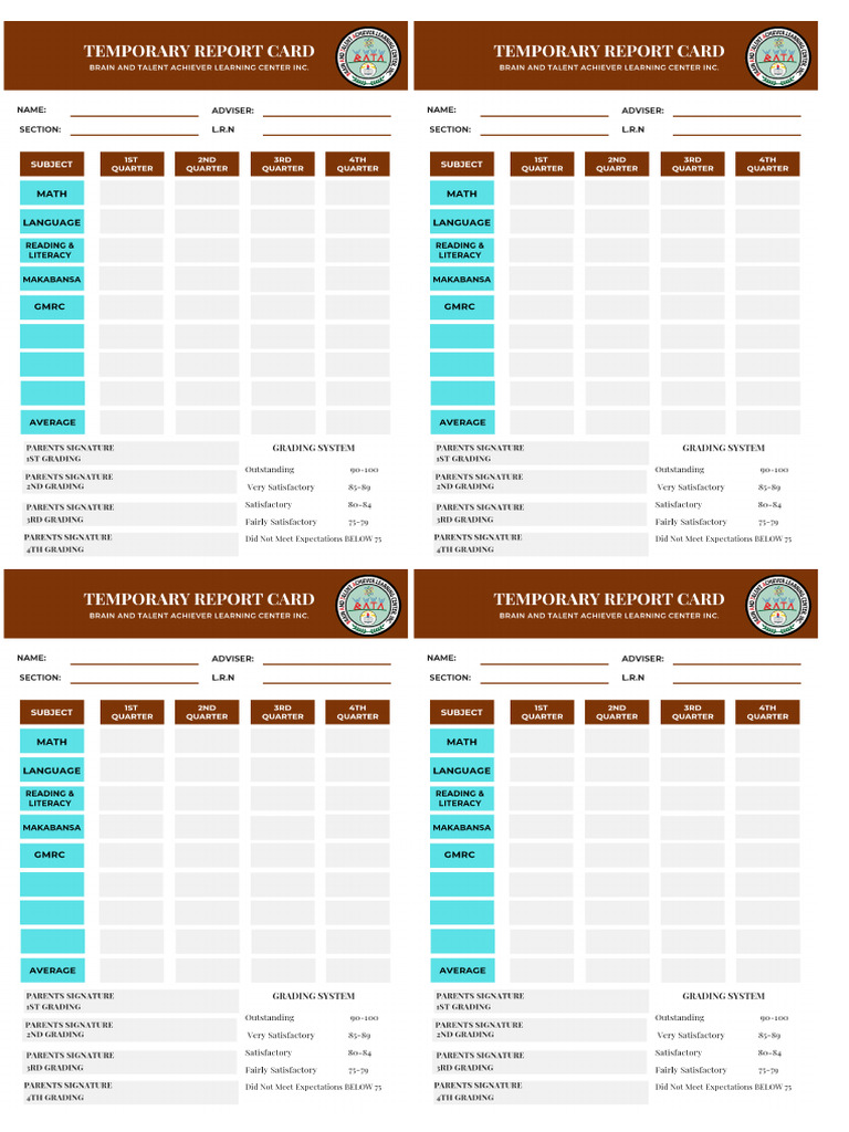 Temporary Card | PDF