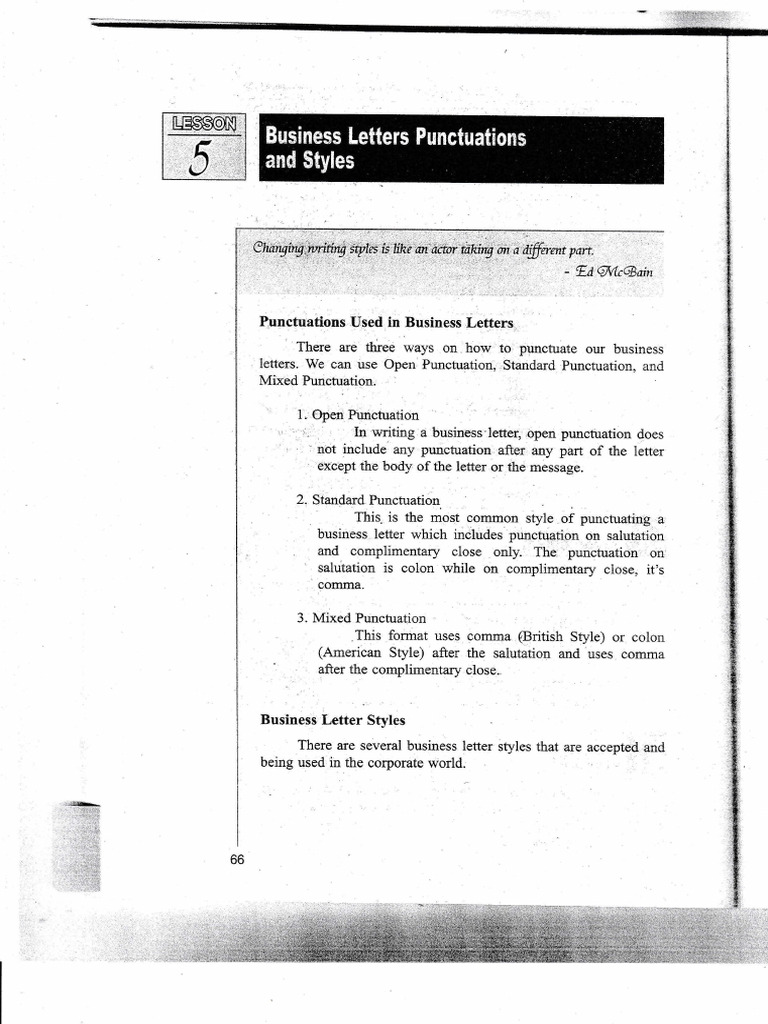 MNGT 1200 Business &professional Writing - Business Letters ...