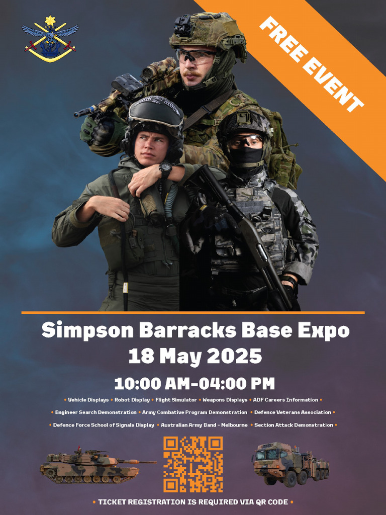 Simpson Barracks Expo 2025 - External Flyer - ADF | PDF