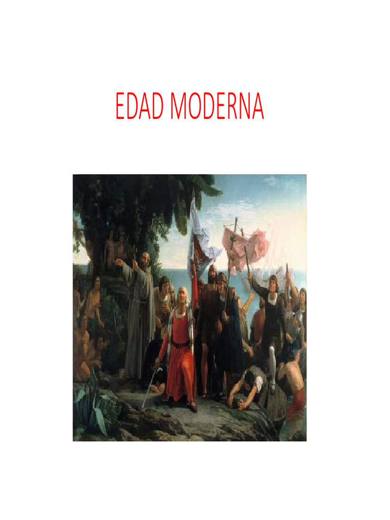 Características de la Edad Moderna | PDF | Período moderno temprano ...