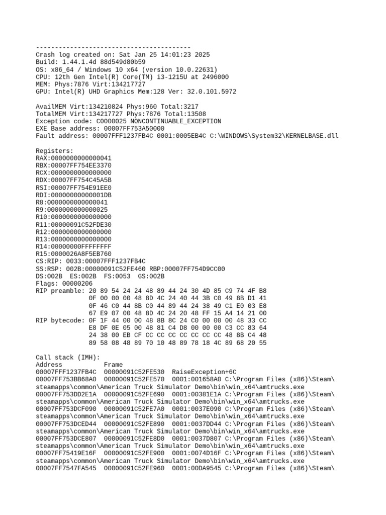 Game Crash | PDF | Microsoft Windows | Software
