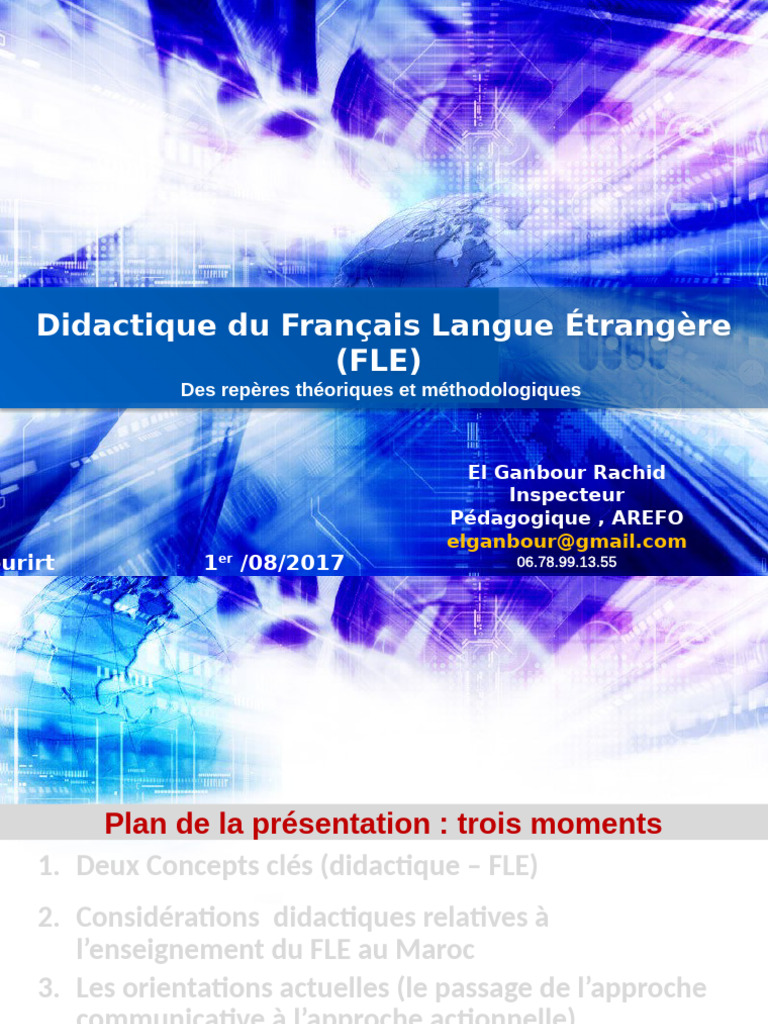 Didactique du FLE : Approches et Méthodes | PDF | Pédagogie | Apprentissage