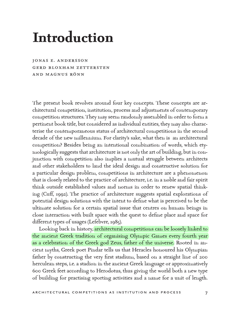 Architectural Competitions Explained | PDF | Sustainability | Accessibility