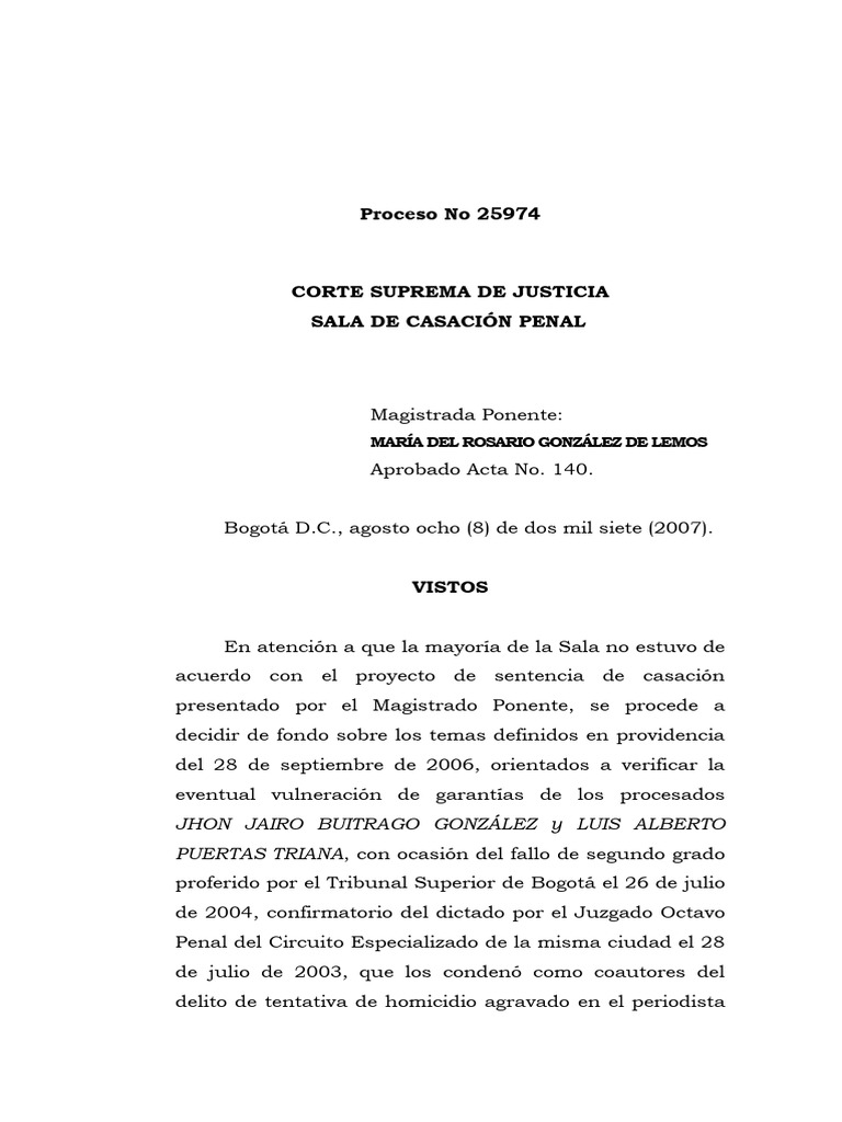 Casación 25974: Delito de Homicidio Agravado | PDF | Homicidio ...