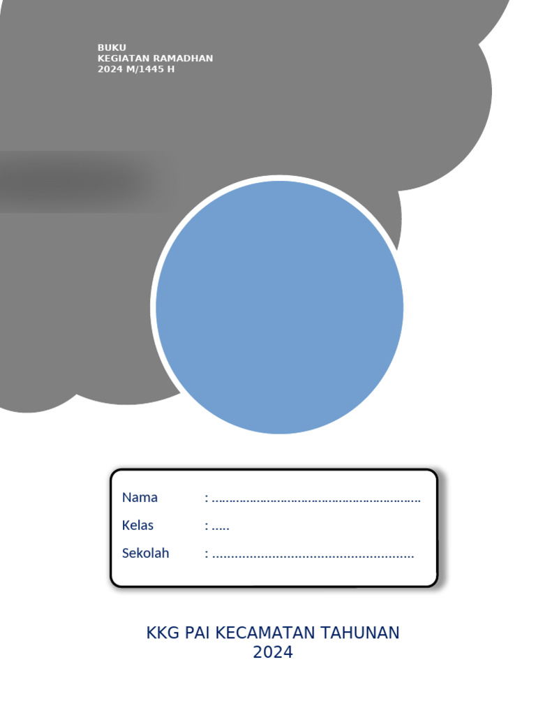 Buku Kegiatan Ramadhan 2024 versi KKG | PDF