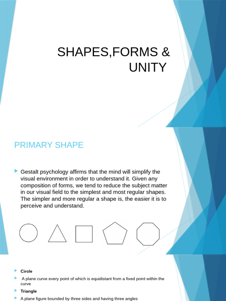 Understanding Primary Shapes in Design | PDF
