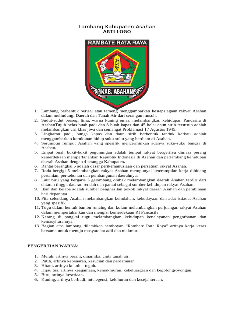 Arti Logo Asahan | PDF