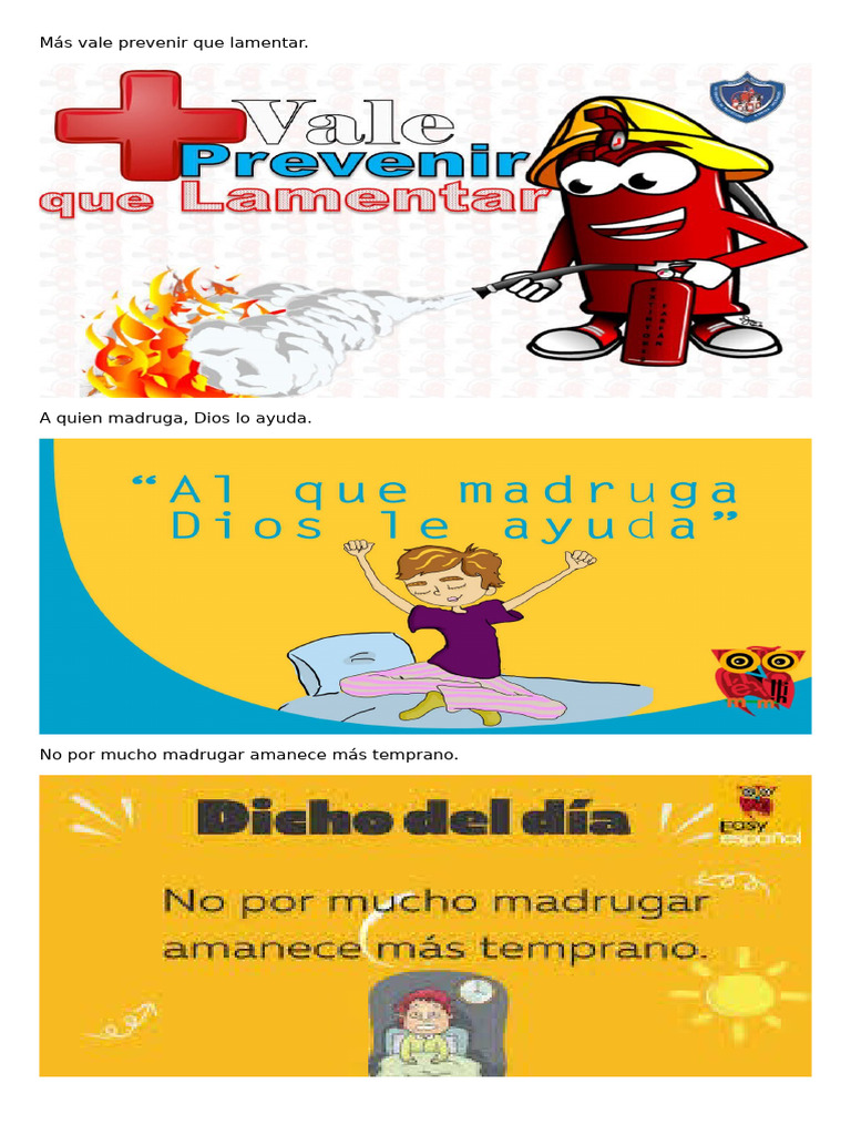 Refranes ilustrados chilenos | PDF