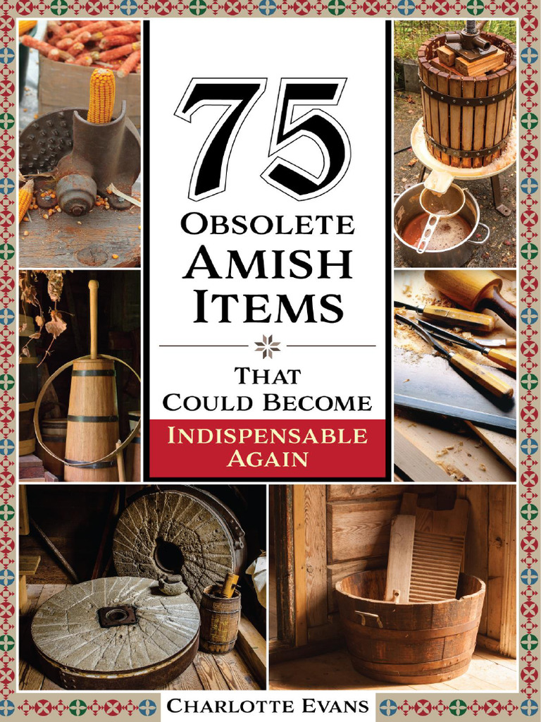 75 Obsolete Amish Items That Will Become Indispensable Again | PDF ...