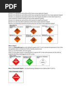 Segregation Table | PDF | Dangerous Goods | Working Conditions