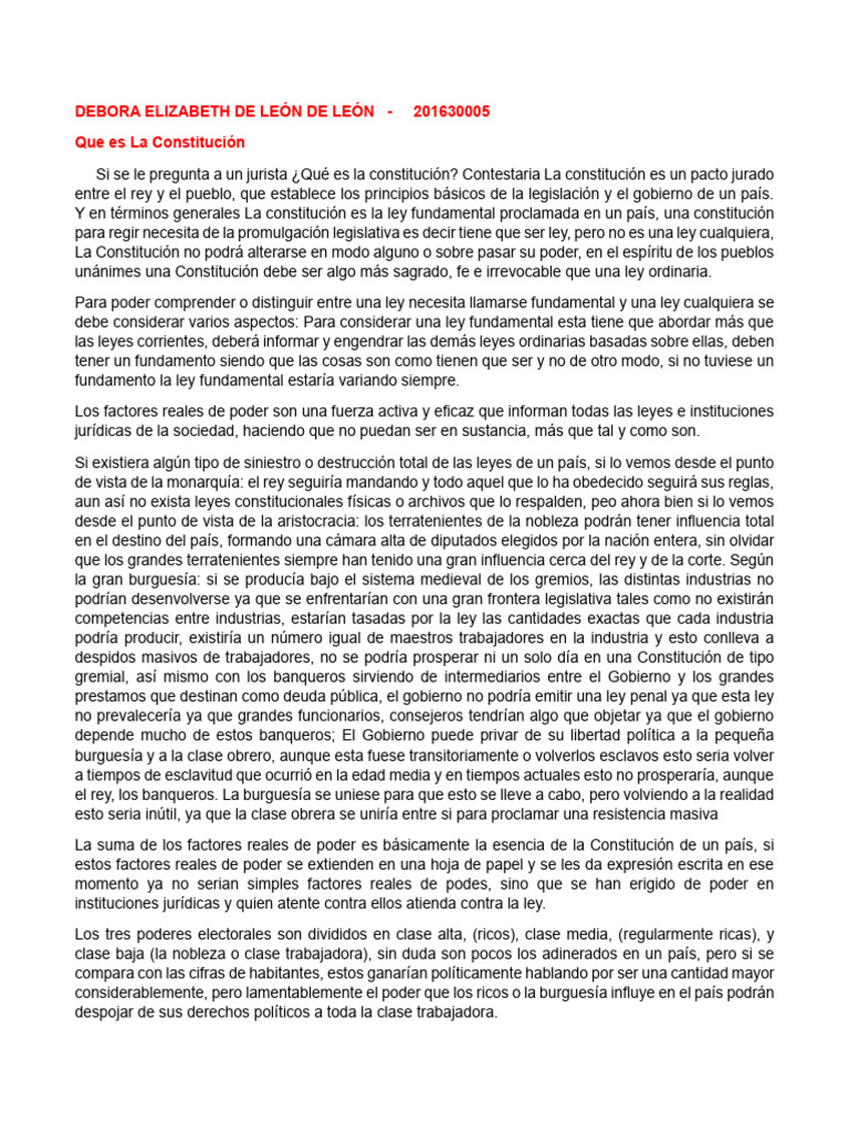 Qué es la Constitución y su importancia | PDF | Constitución