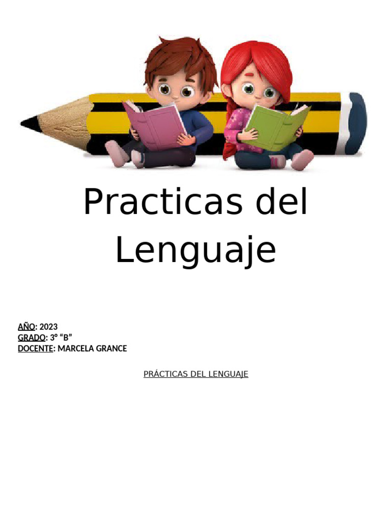 Prácticas de Lenguaje para 3° Grado | PDF | Escritores | Escritura